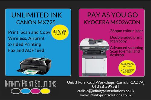 Cumbria Guide | Infinity Print Solutions - Carlisle | The Guide Magazine