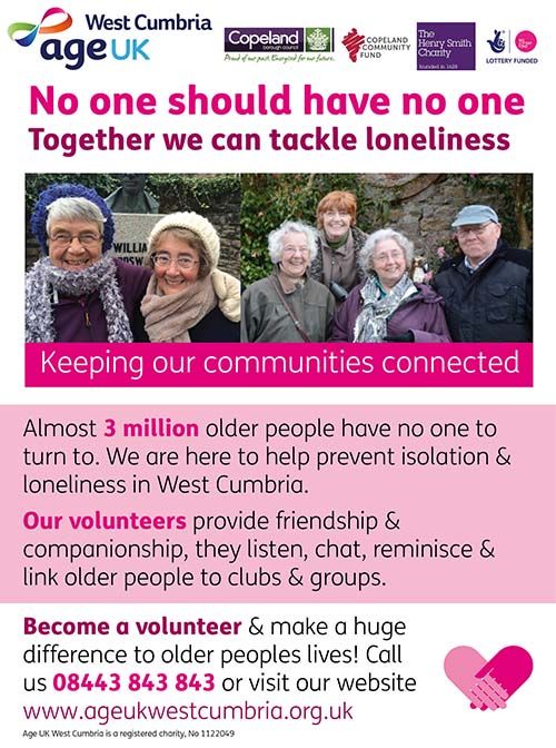 Cumbria Guide | Age UK West Cumbria Launch Christmas Campaign | Cumbria ...