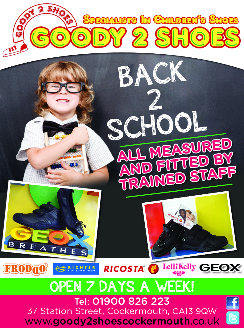 Cumbria Guide | Goody 2 Shoes have got your child's feet covered ...