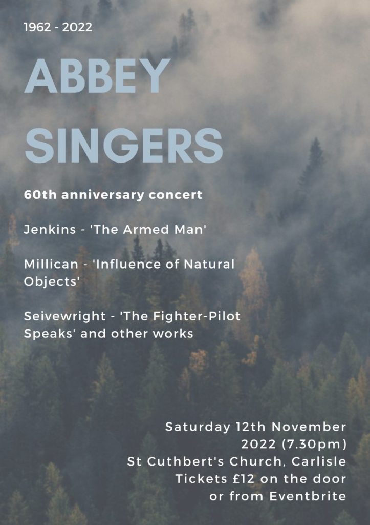 Cumbria Guide | Abbey Singers to mark Remembrance season with ...