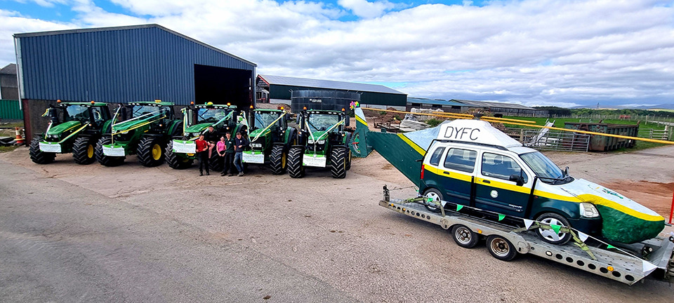 Cumbria Guide | WELLY THE HELI TAKES OFF! Drigg Young Farmers on a 77 ...