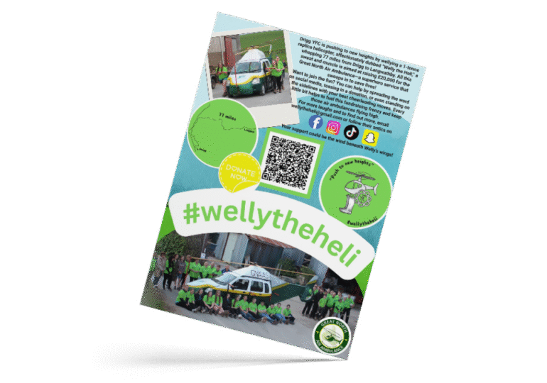 Cumbria Guide | WELLY THE HELI TAKES OFF! Drigg Young Farmers on a 77 ...