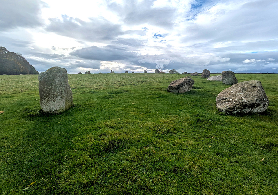 Cumbria Guide | LONG MEG AND HER DAUGHTERS: A stone circle surrounded ...